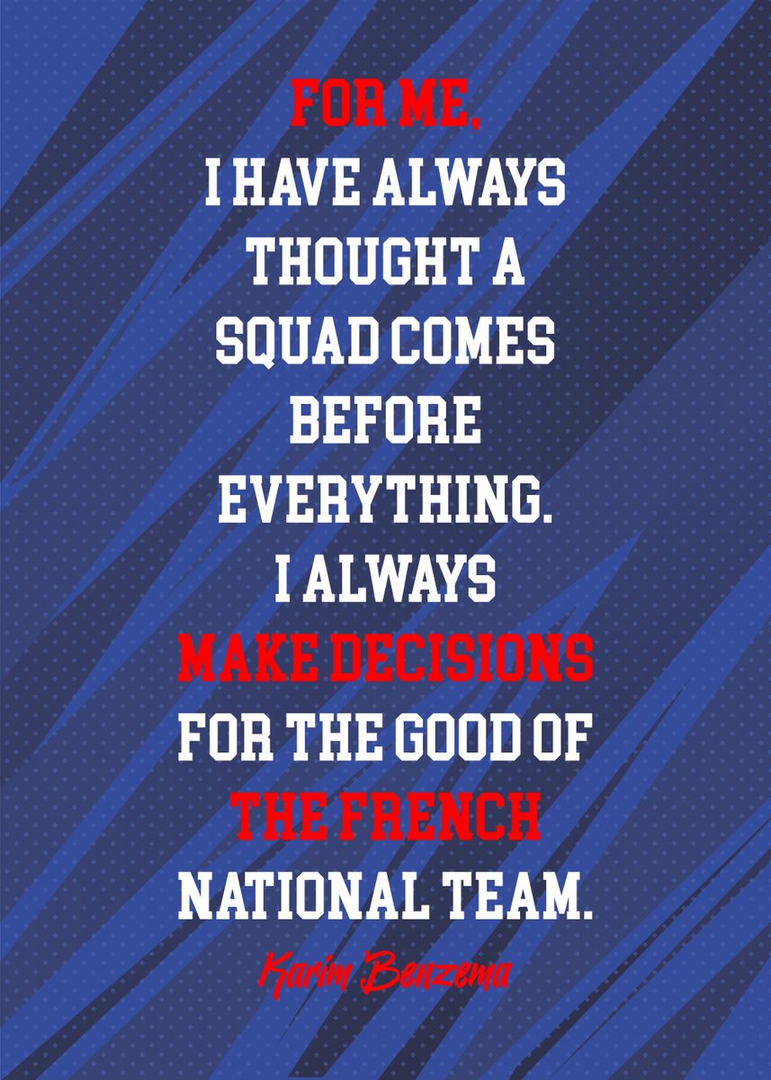 'football quotes' Poster, picture, metal print, paint by Trending ...