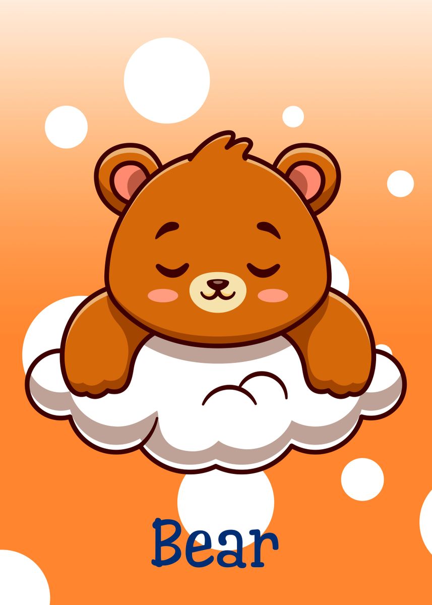 'Bear' Poster by tona Billi | Displate