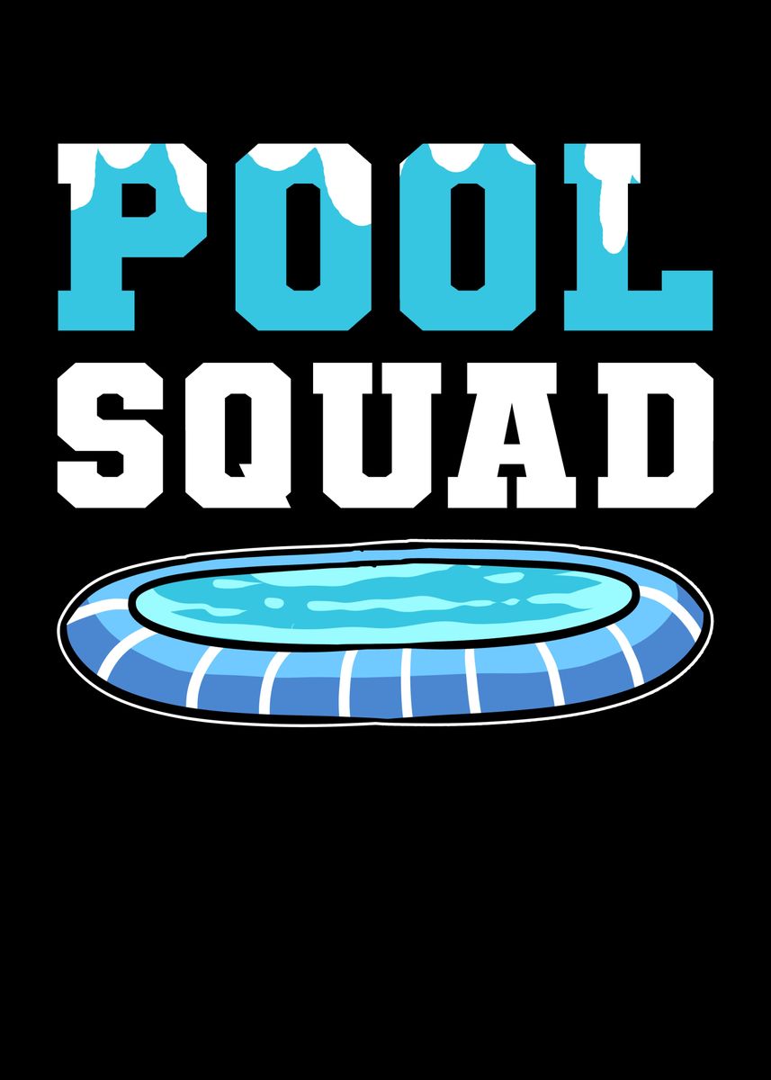 'Pool Squad Pool Cleaner' Poster by Fabian El Matador | Displate