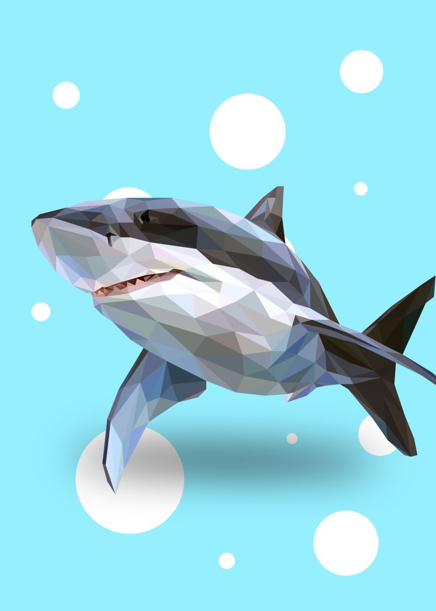 'Shark' Poster by Lee Jani | Displate
