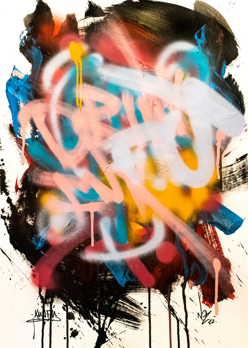 'Kunfu' Poster, picture, metal print, paint by Nozvvu | Displate