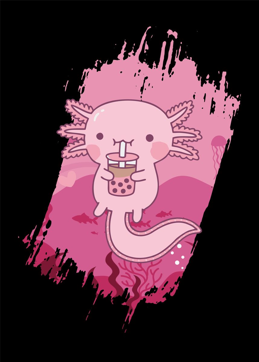 'The Axolotl' Poster by pixar icia | Displate