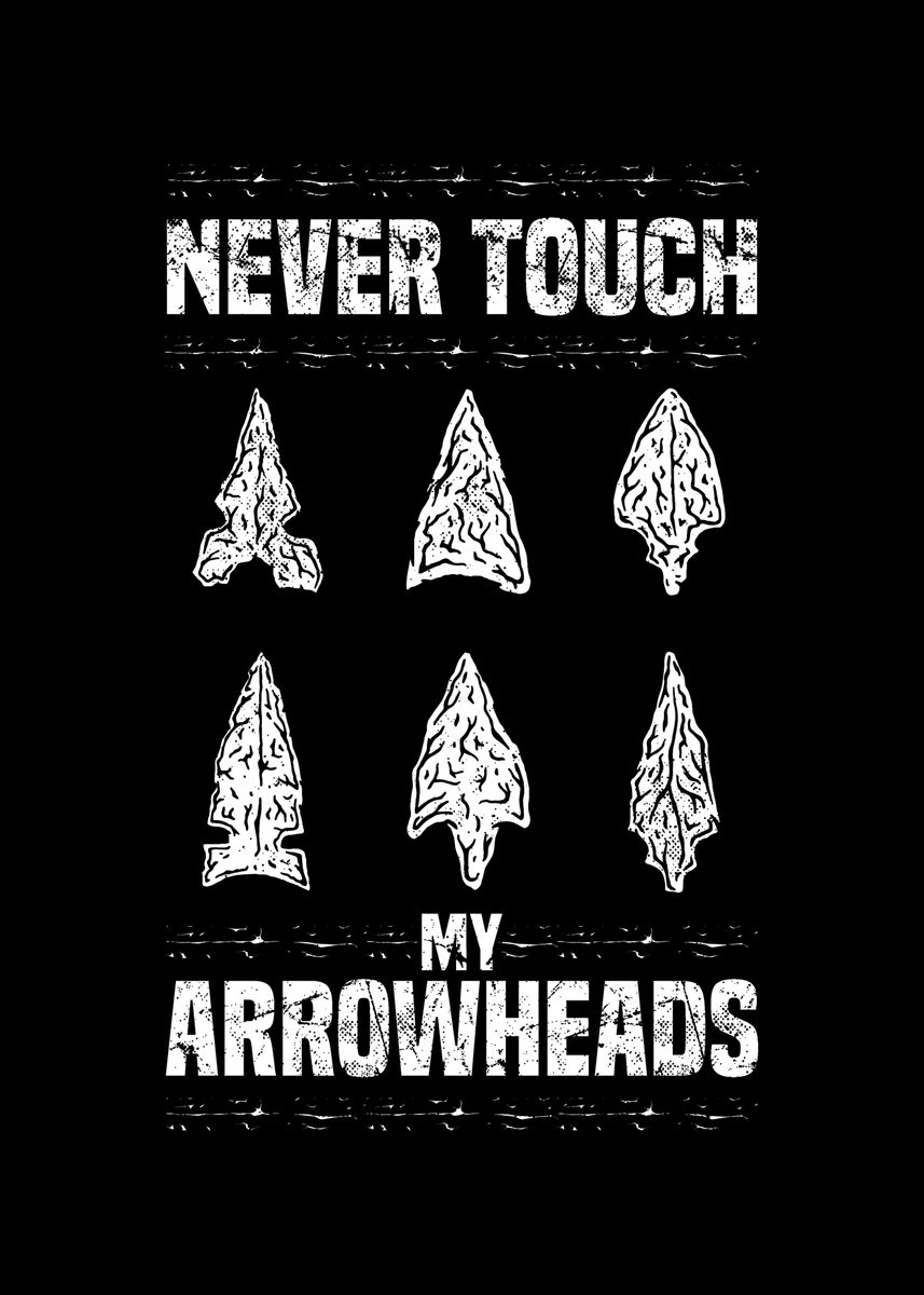 'Arrowhead Hunting' Poster, picture, metal print, paint by TW Design ...