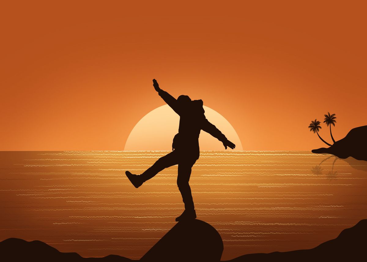 'Enjoy Life' Poster by Adriel Vector | Displate