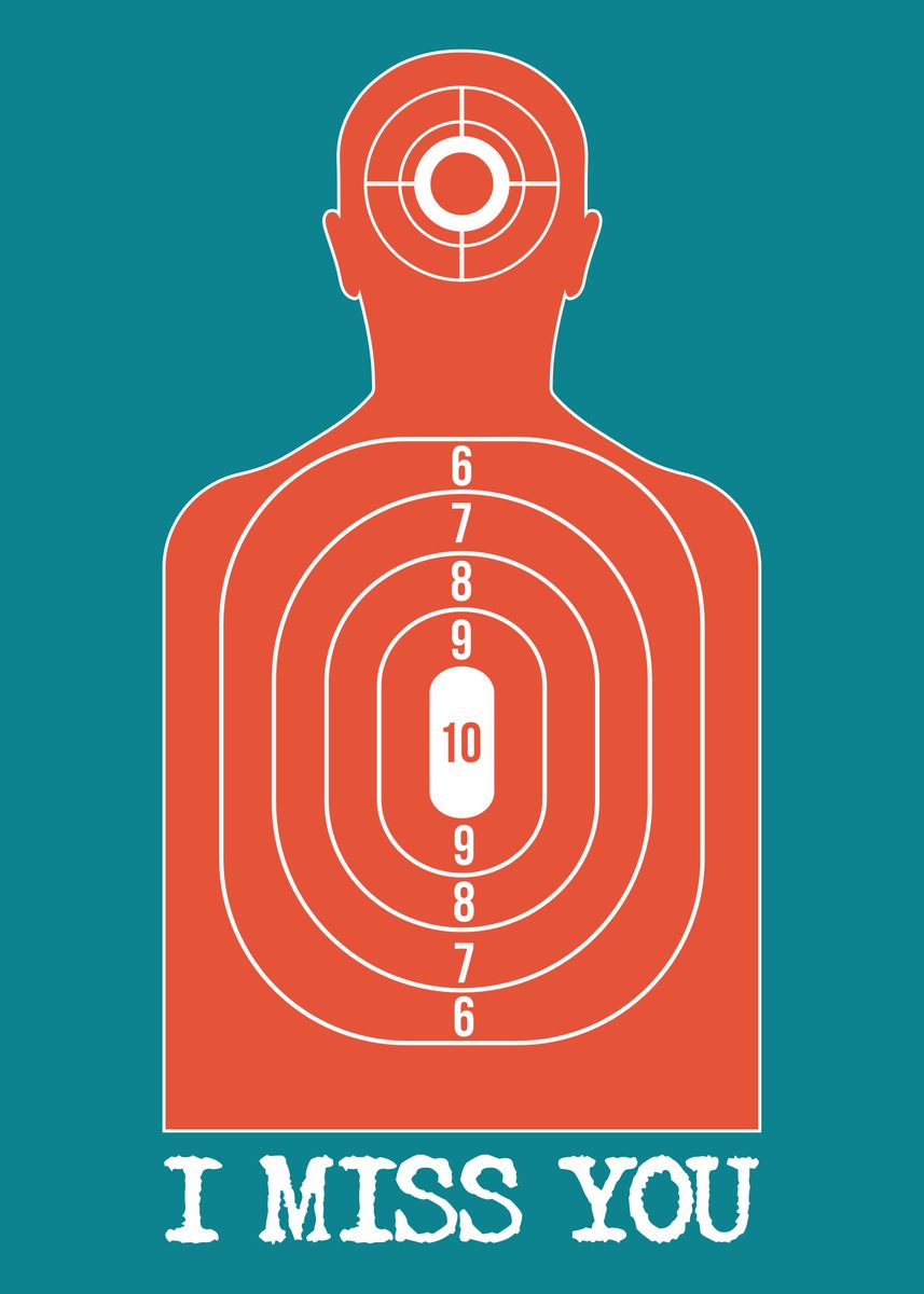 'I miss you' Poster, picture, metal print, paint by Portokalis | Displate