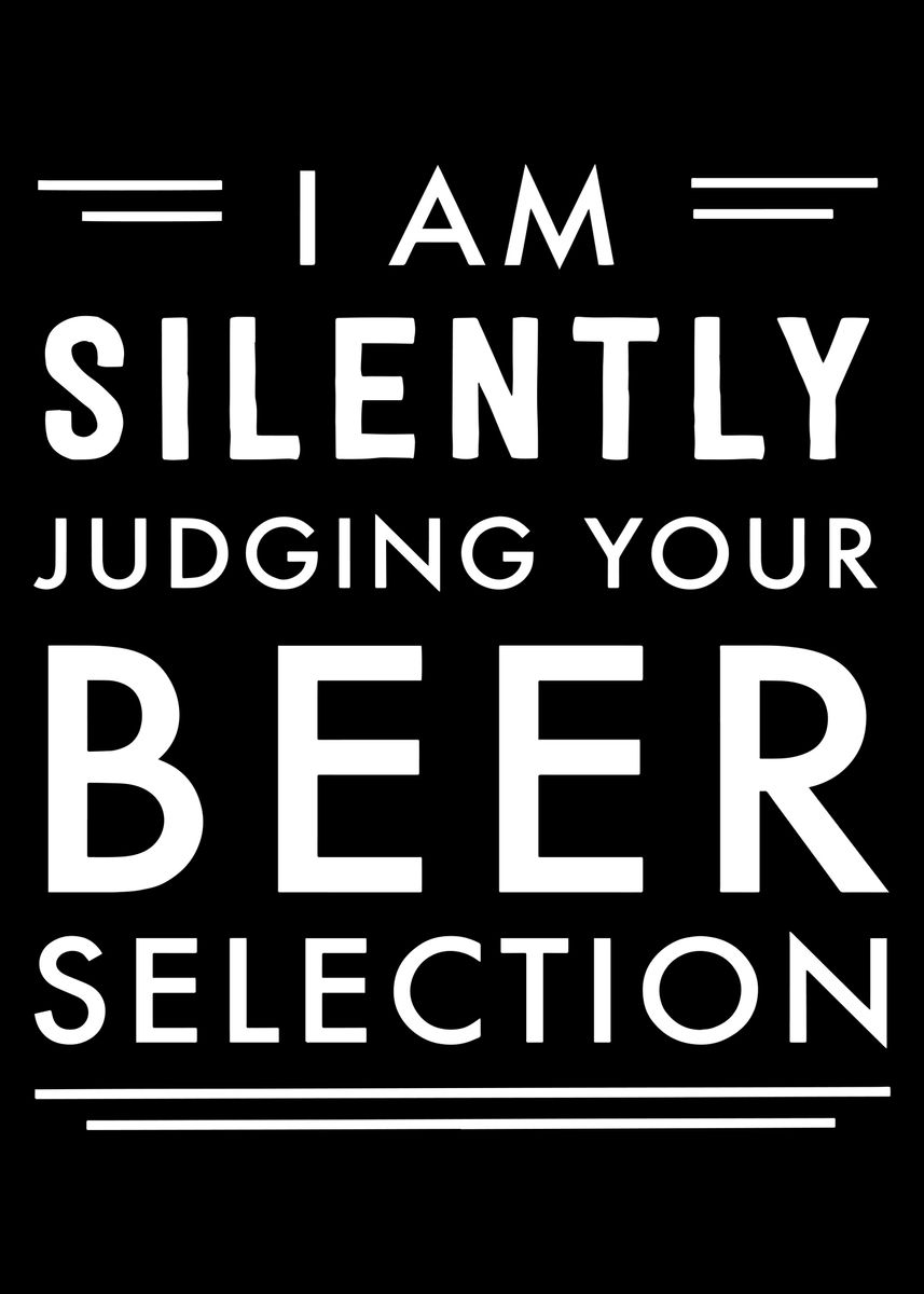 'beer selection' Poster by Sigit Nur Cahyo | Displate