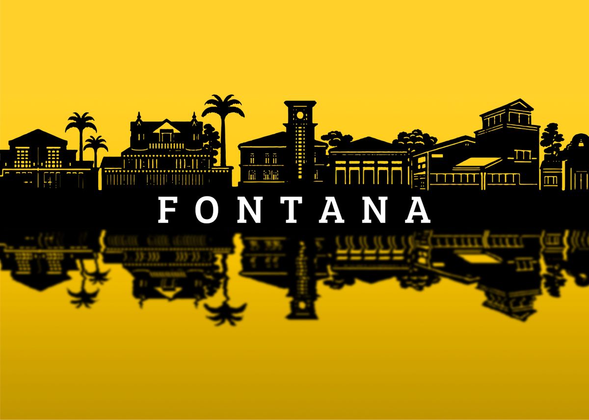 'Fontana' Poster by Wasi Blond | Displate