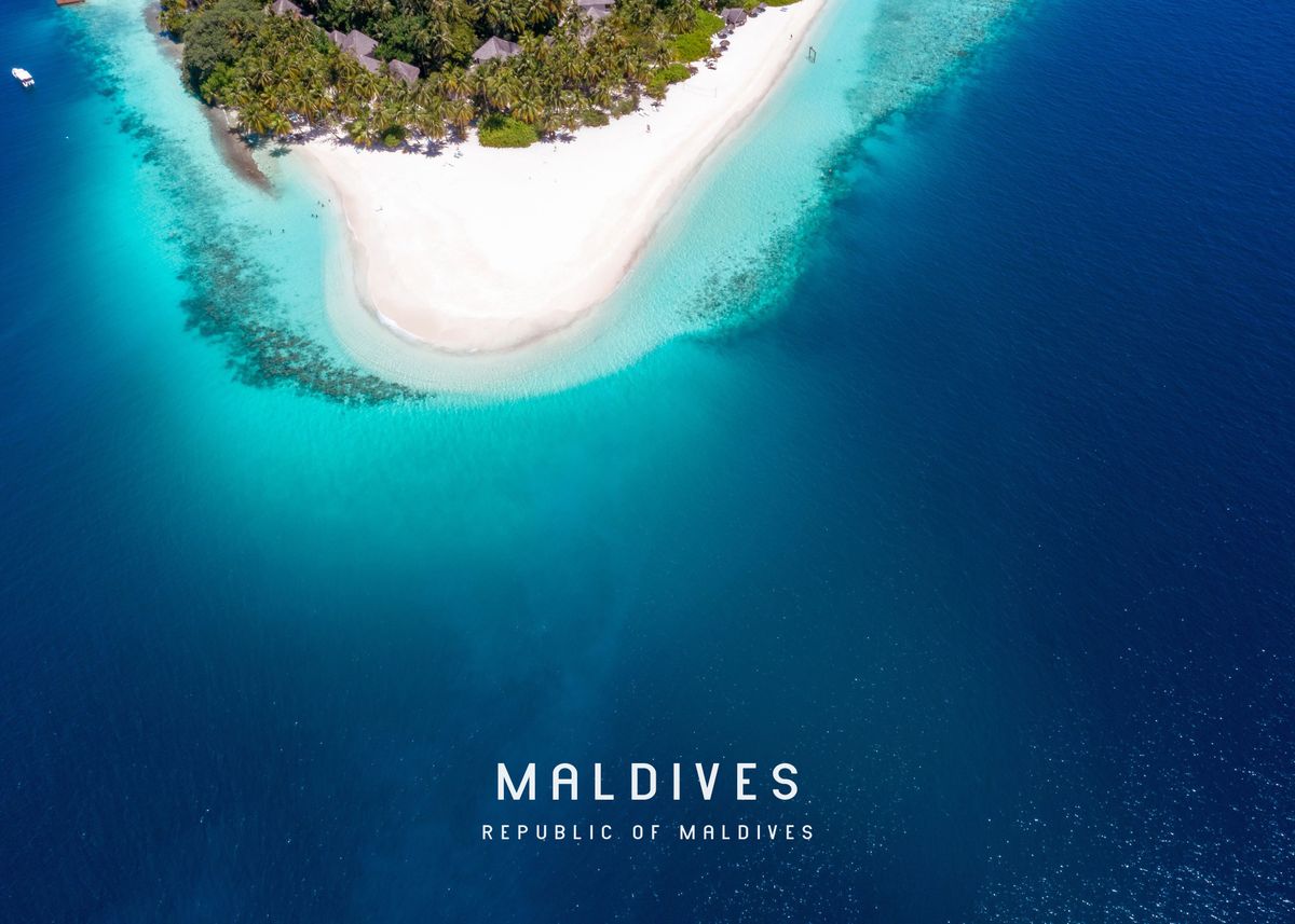 'Maldives ' Poster by Explore Universe | Displate