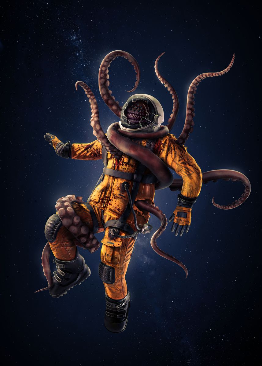 'Extraterrestrial' Poster, picture, metal print, paint by Benny ...