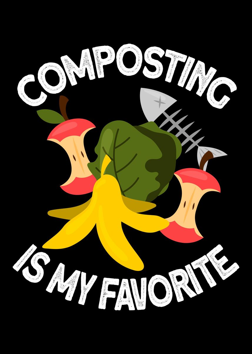 'Organic Farming Composting' Poster, picture, metal print, paint by ...