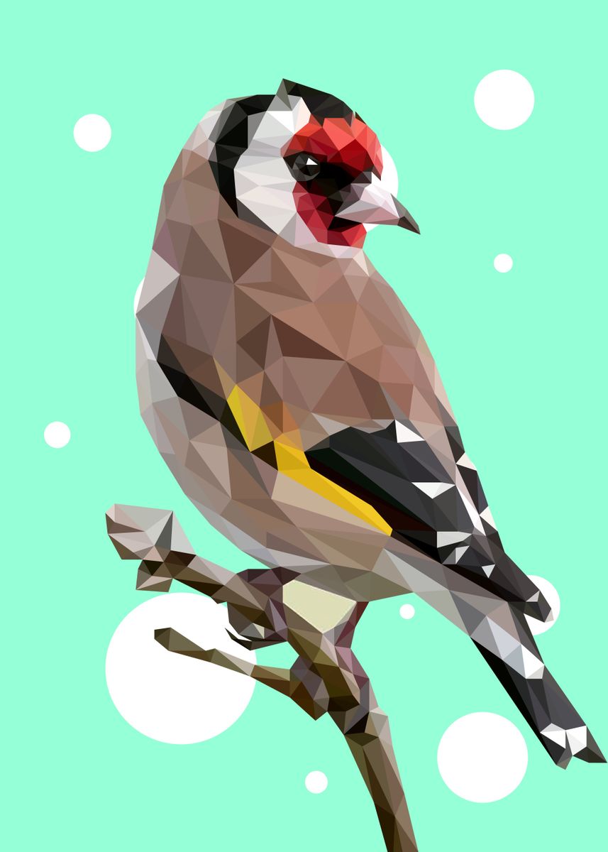 'Goldfinch' Poster by Lee Jani | Displate