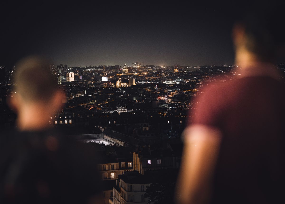 'Paris by night ' Poster by nicolas stempien lauff | Displate