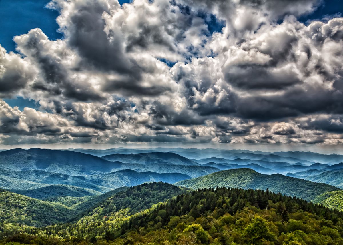 'Blue Ridge Parkway' Poster by Gestalt Imagery | Displate