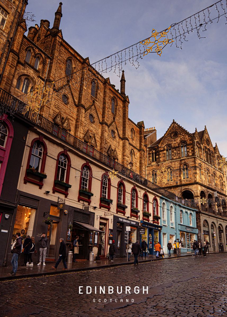 'Edinburgh ' Poster by Explore Universe | Displate
