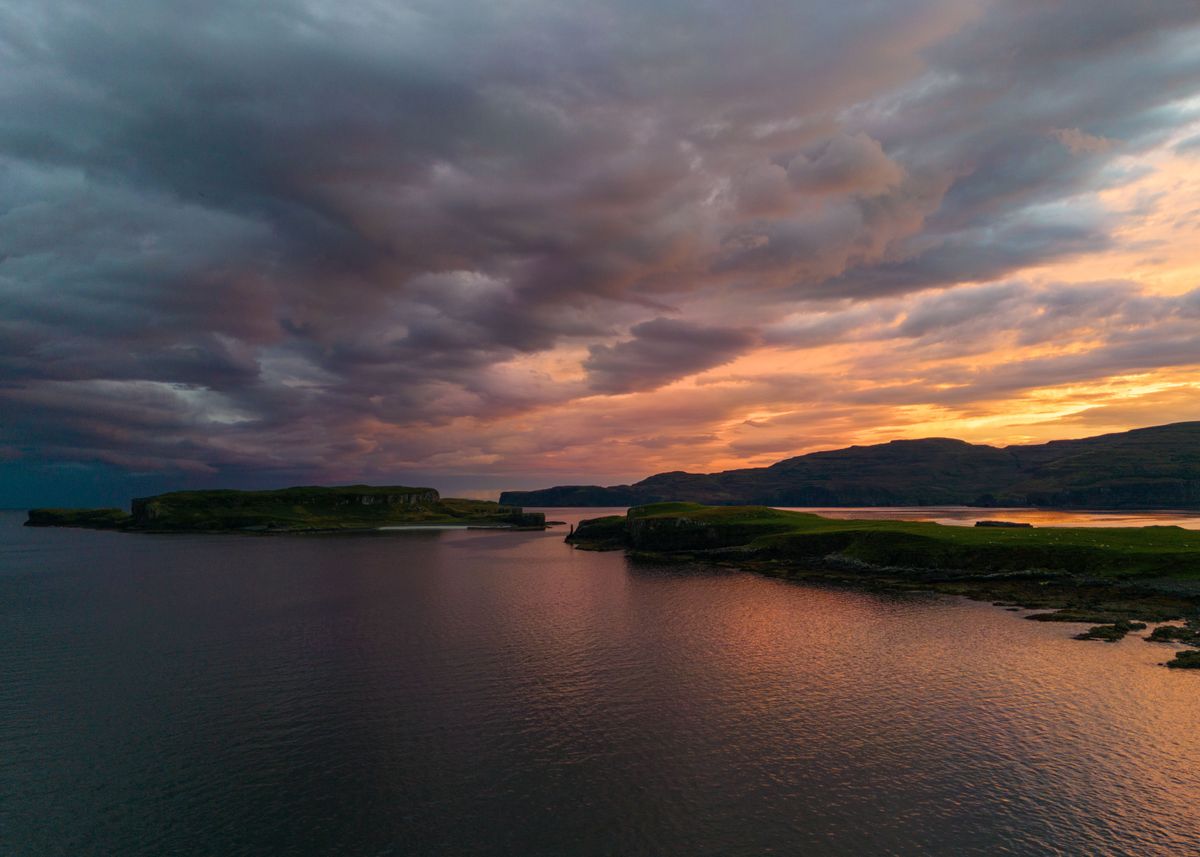 'Sunset on Isle of Skye' Poster by Stefan Tesmar Photography | Displate