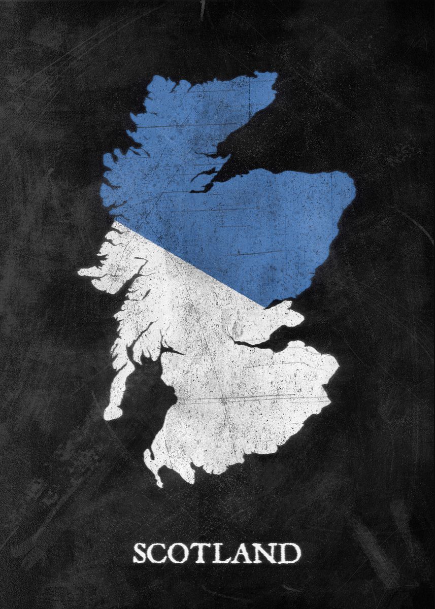 'Scotland' Poster by Moon Soul | Displate