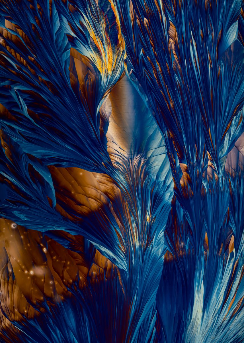 'Crystal Patterns I' Poster by Jaroslaw Blaminsky | Displate