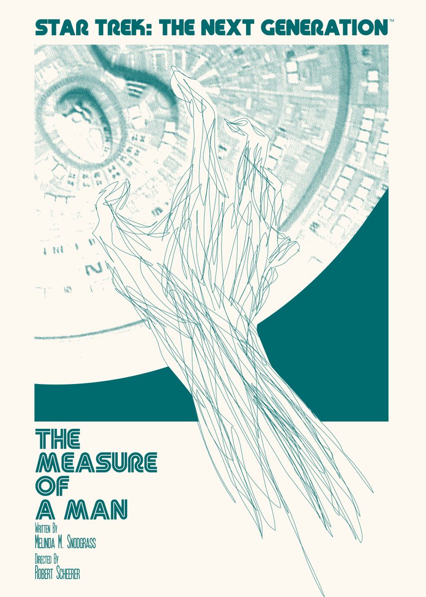 'The Measure of a Man' Poster, picture, metal print, paint by Star Trek ...