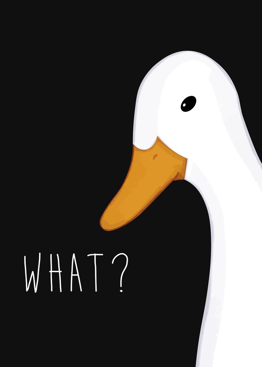 'Goose Game Funny' Poster by Funny One Piece | Displate