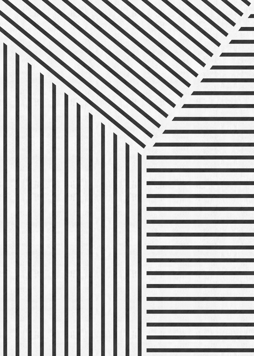 'Minimalist lines 50' Poster, picture, metal print, paint by Vitor ...