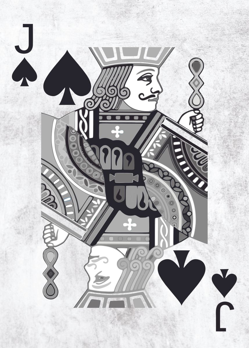 'Jack Card' Poster, picture, metal print, paint by Poster Collections ...