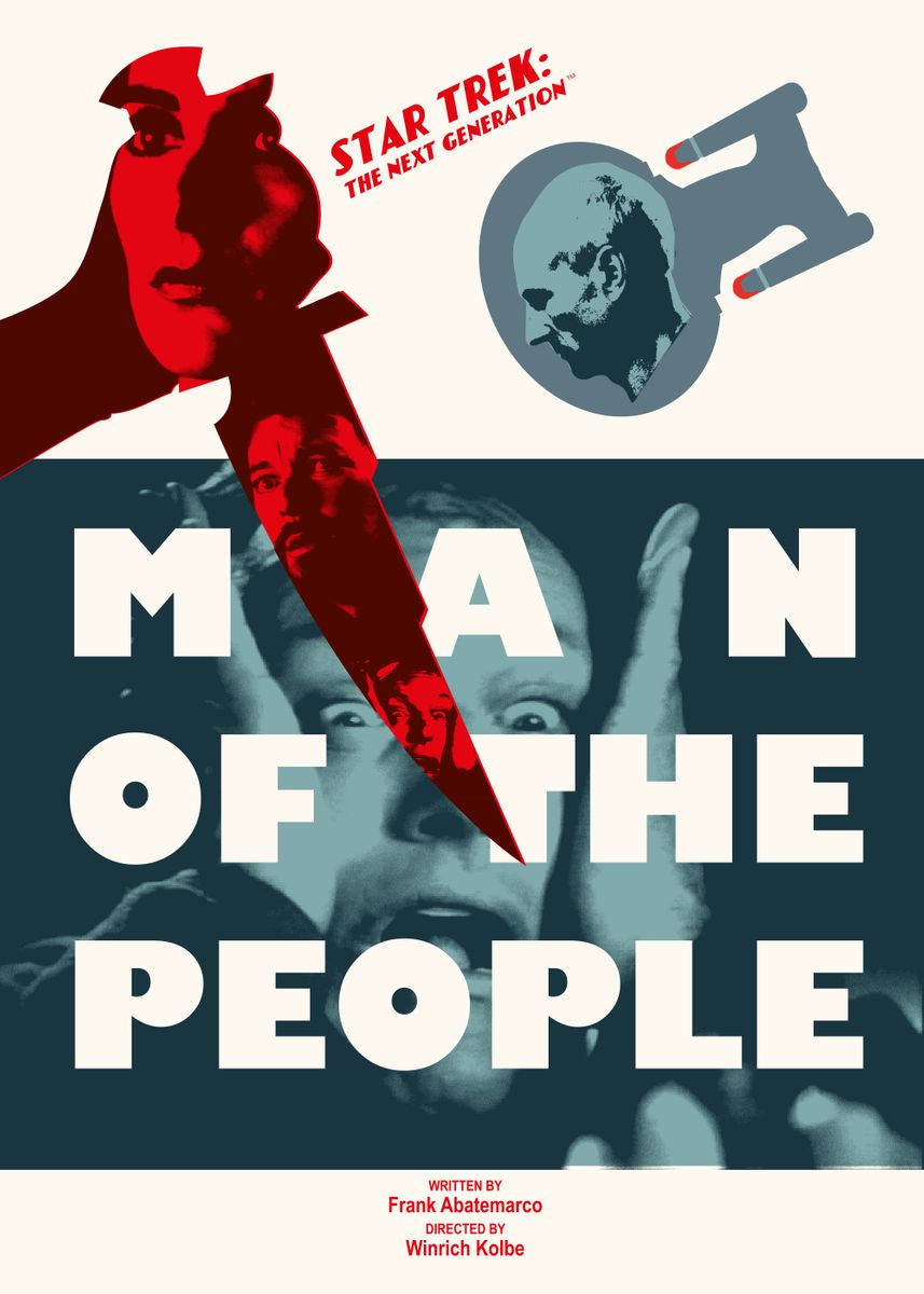 'Man of the People' Poster, picture, metal print, paint by Star Trek ...