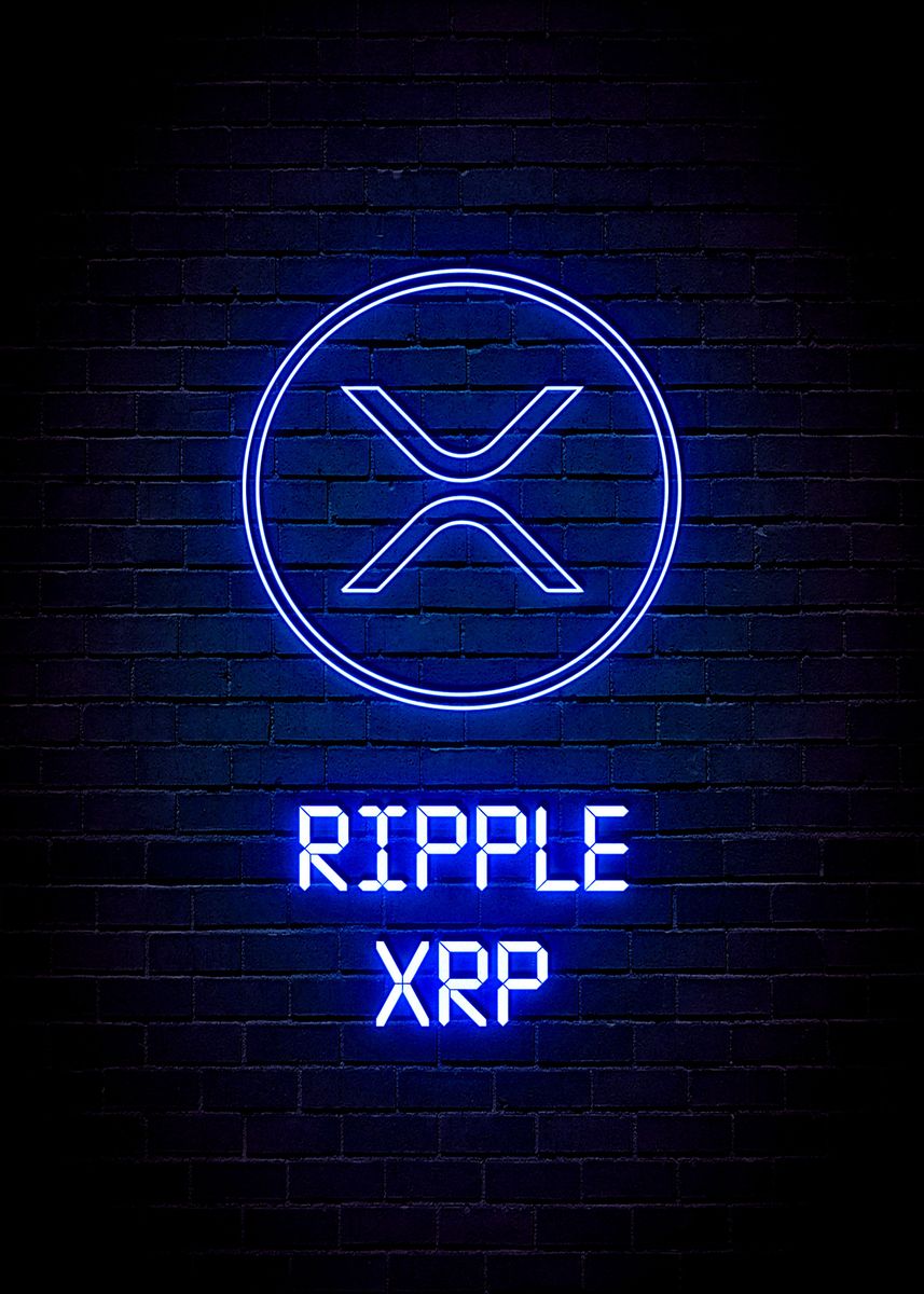 'Ripple XRP' Poster, picture, metal print, paint by Luvy | Displate