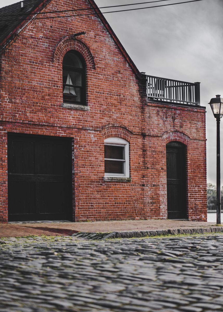 'Old city house' Poster, picture, metal print, paint by Andrew Benjack ...