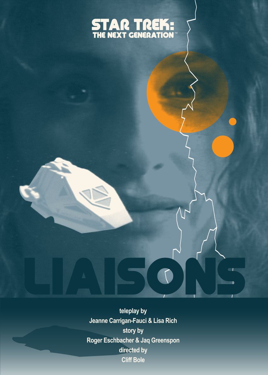 'Liaisons' Poster, picture, metal print, paint by Star Trek | Displate