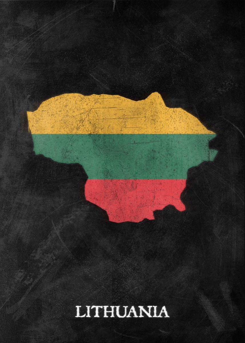 'Lithuania' Poster by Moon Soul | Displate