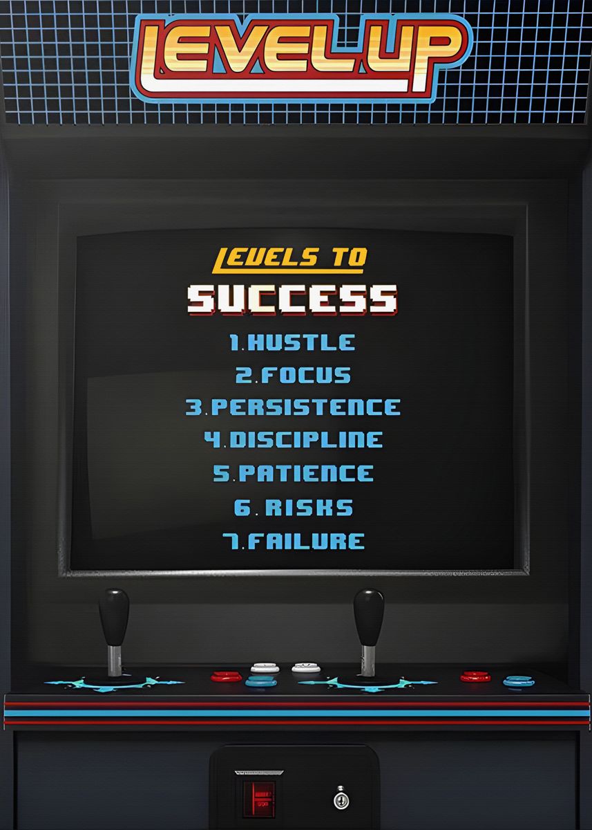 'Levels to Success' Poster, picture, metal print, paint by Conceptual ...