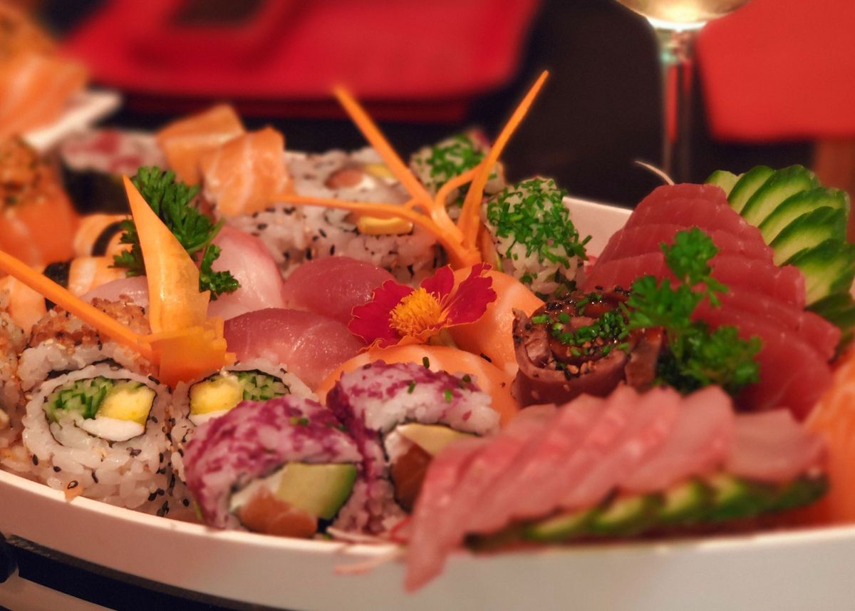 'Sashimi' Poster by Rijis Art | Displate