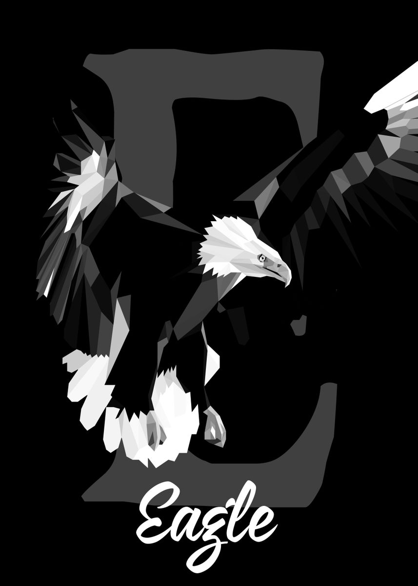 'Eagle' Poster, picture, metal print, paint by minh doan | Displate