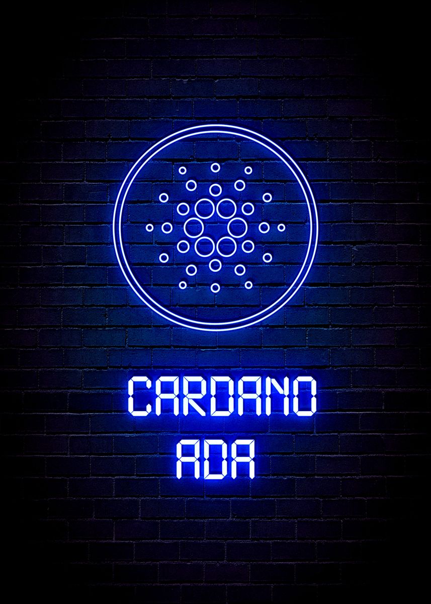 'Cardano ADA' Poster by Luvy | Displate