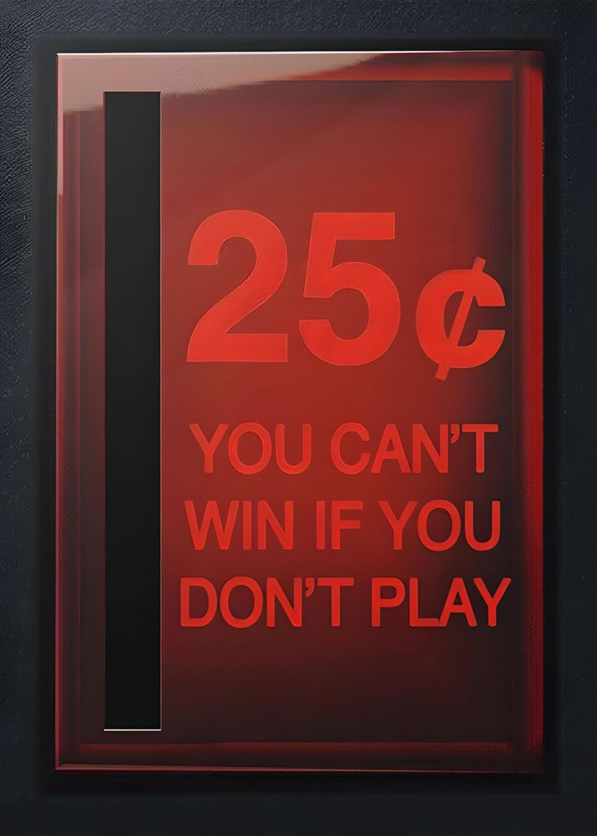 'Play to Win' Poster, picture, metal print, paint by Conceptual ...