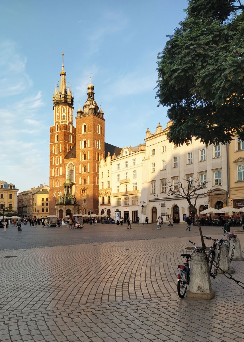 'Krakow Main Square' Poster, picture, metal print, paint by dkDesign ...