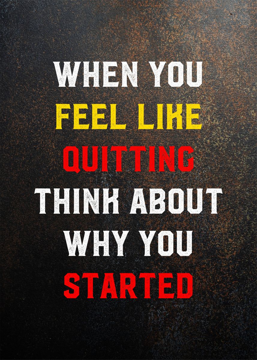 'sport motivational quotes' Poster, picture, metal print, paint by ...