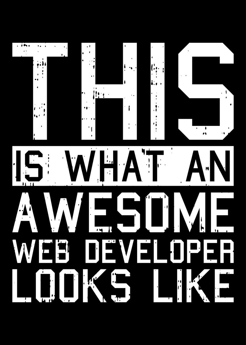 'Web Developer' Poster by CrazySquirrel | Displate