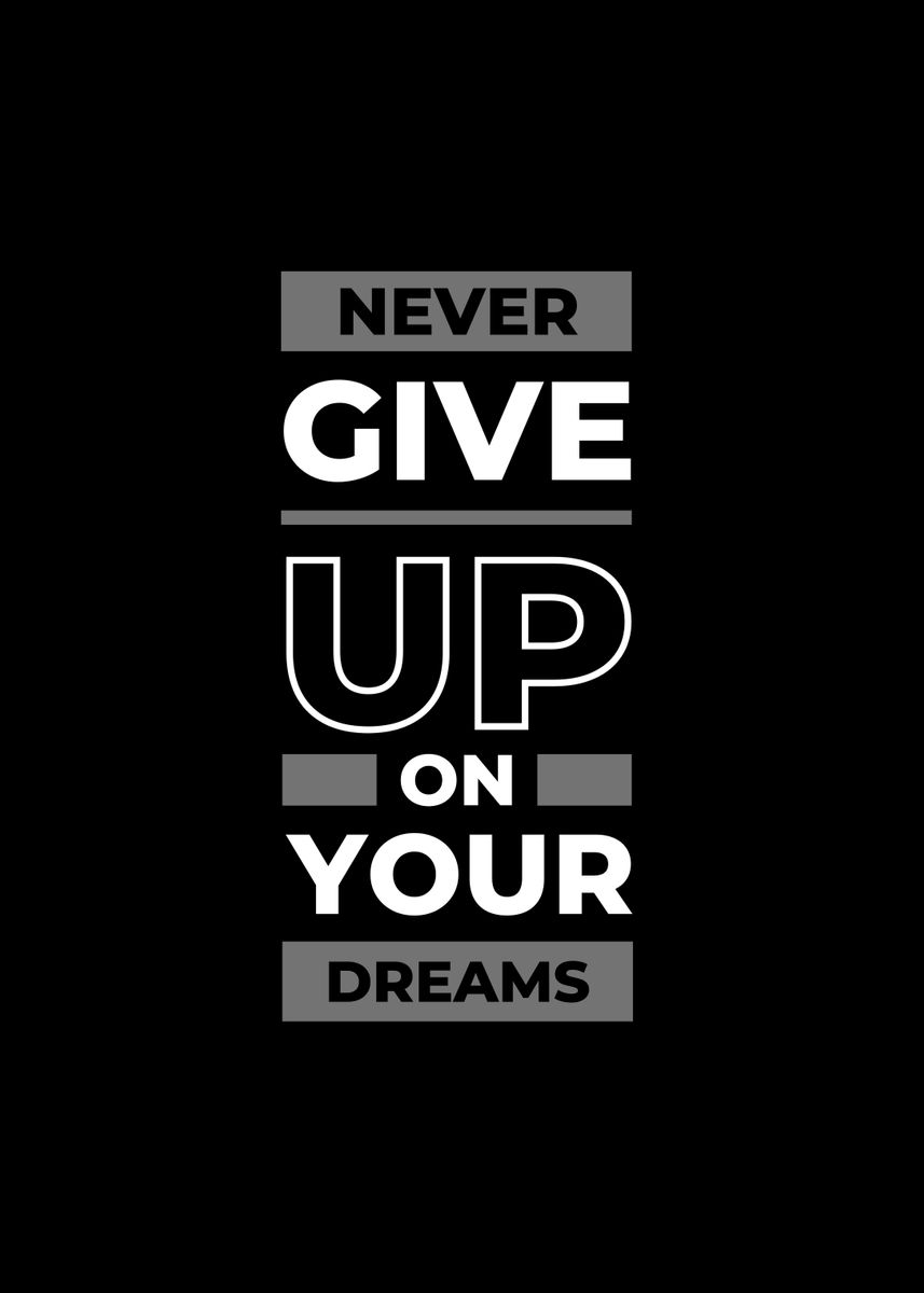 'Follow your dreams' Poster by Oscar | Displate