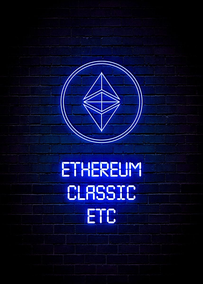 'Ethereum Classic ETC' Poster by Luvy | Displate