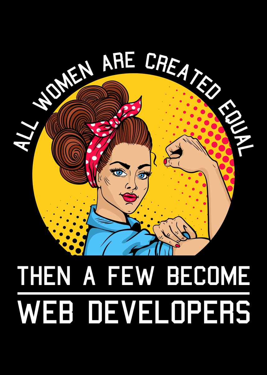 'Web Developer' Poster, picture, metal print, paint by CrazySquirrel ...