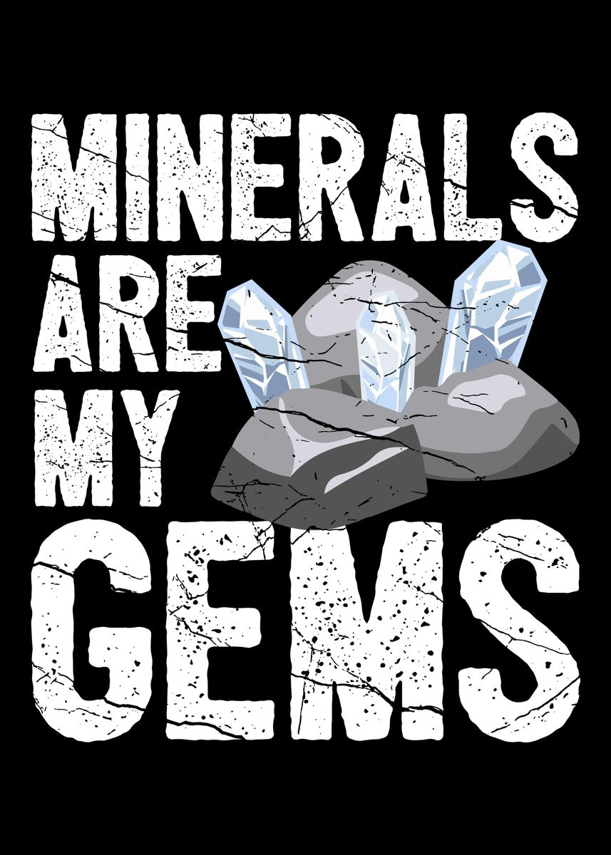 'Funny Rock Hunting' Poster, picture, metal print, paint by ...