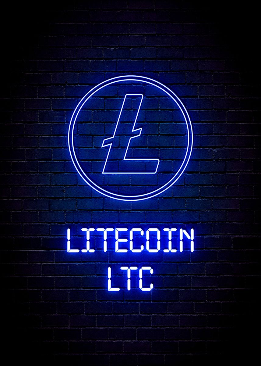 'Litecoin LTC' Poster by Luvy | Displate