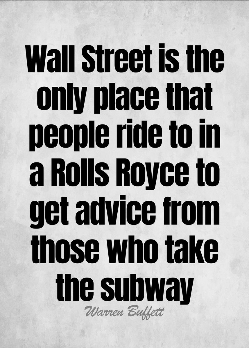 'Money Quote' Poster, picture, metal print, paint by Faqih Art | Displate