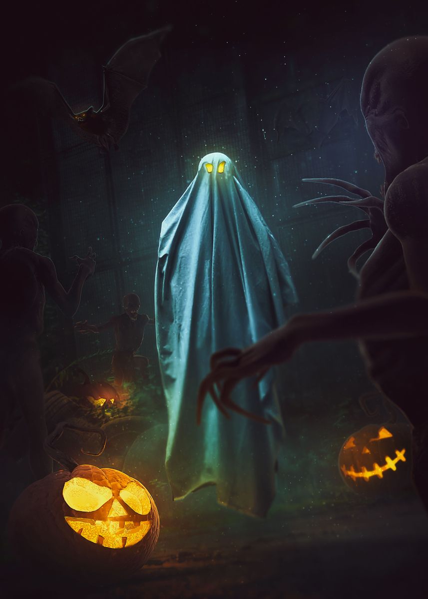 'Ghost Town' Poster, picture, metal print, paint by vandervisuals ...