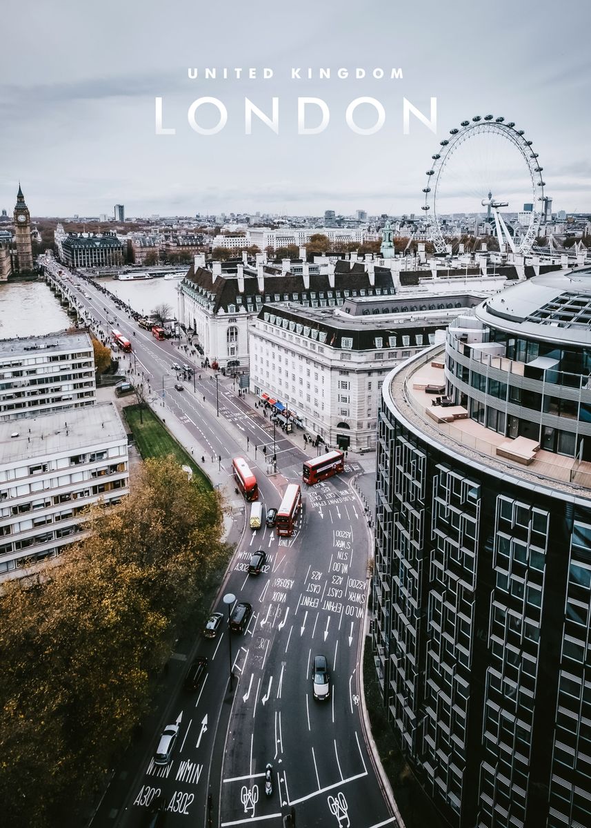'London England ' Poster by Merah Djoeang | Displate