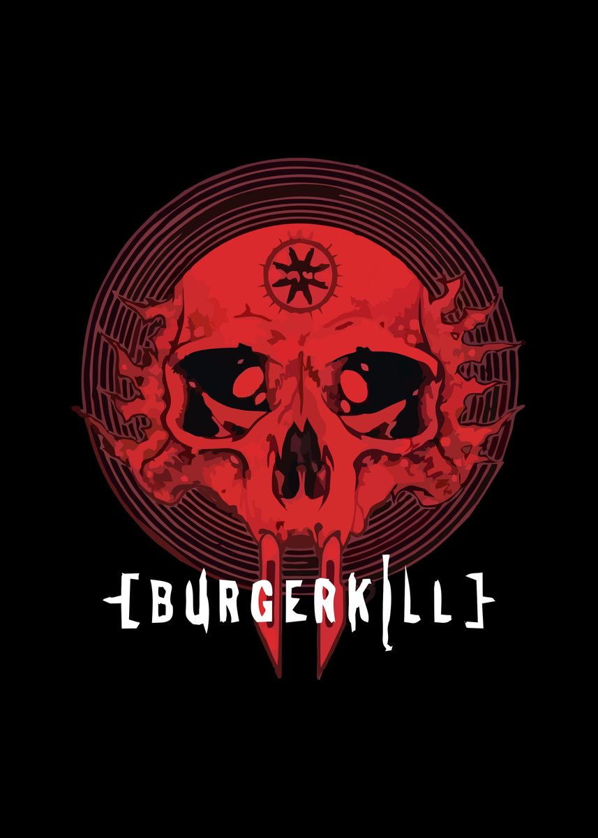'Burgerkill band metal' Poster, picture, metal print, paint by Green Goblin | Displate
