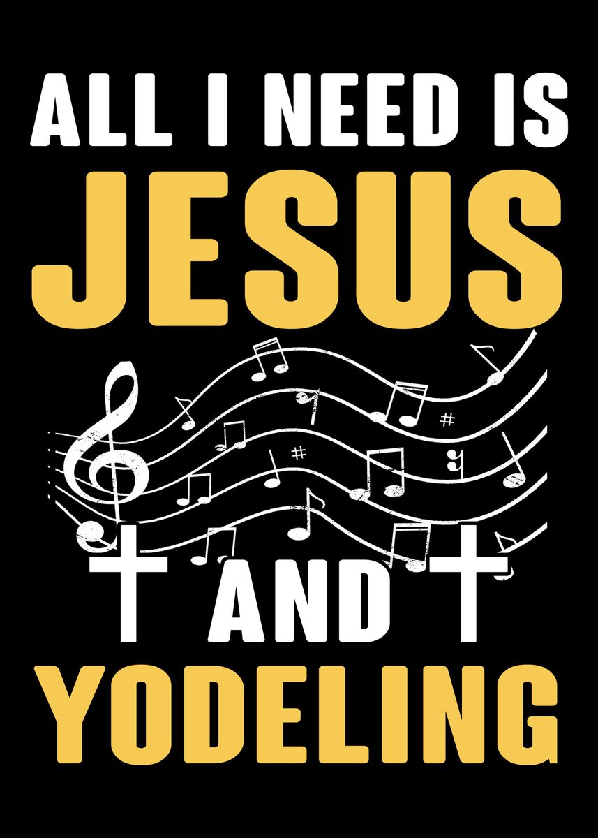 'Yodel Gift' Poster, picture, metal print, paint by Hexor | Displate