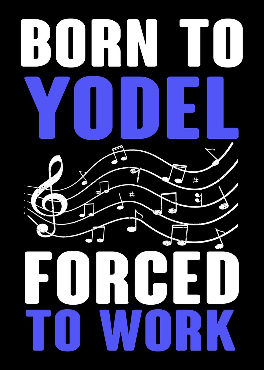 'Yodel Gift' Poster, picture, metal print, paint by Hexor | Displate