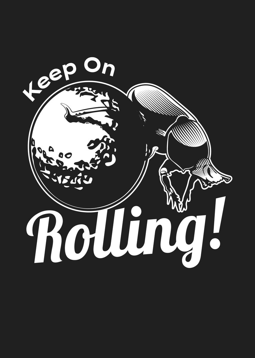 'Keep On Rolling' Poster by Mooon | Displate